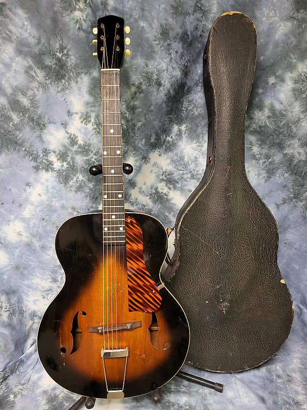 Vintage 1939 Recording King Made by Gibson Firestripe | Reverb