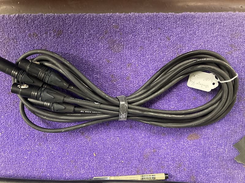 Vintage King two Mic cables 10' | Reverb
