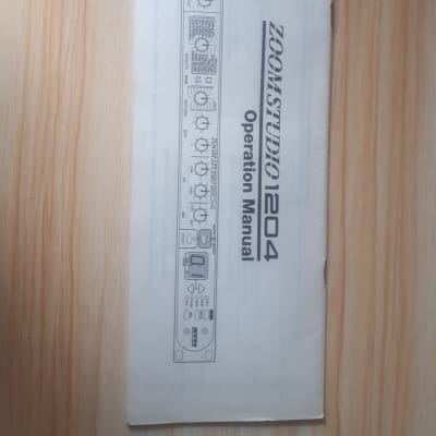 Operation Manual for Zoom Studio 1204 1996 | Reverb Canada