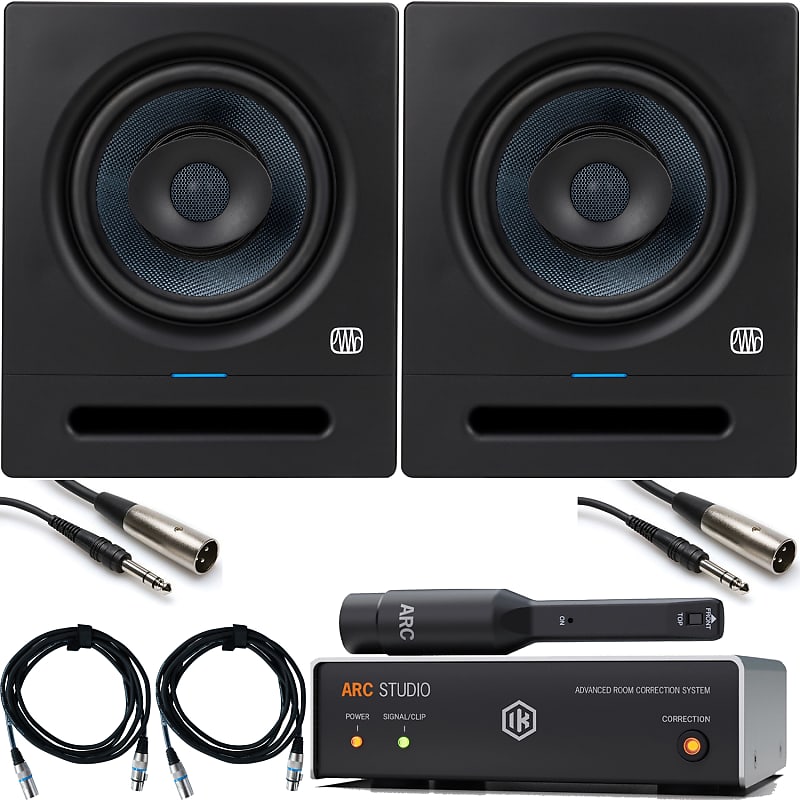 PreSonus Eris Pro 8 8" Active Studio Monitors (Pair) w/ IK | Reverb
