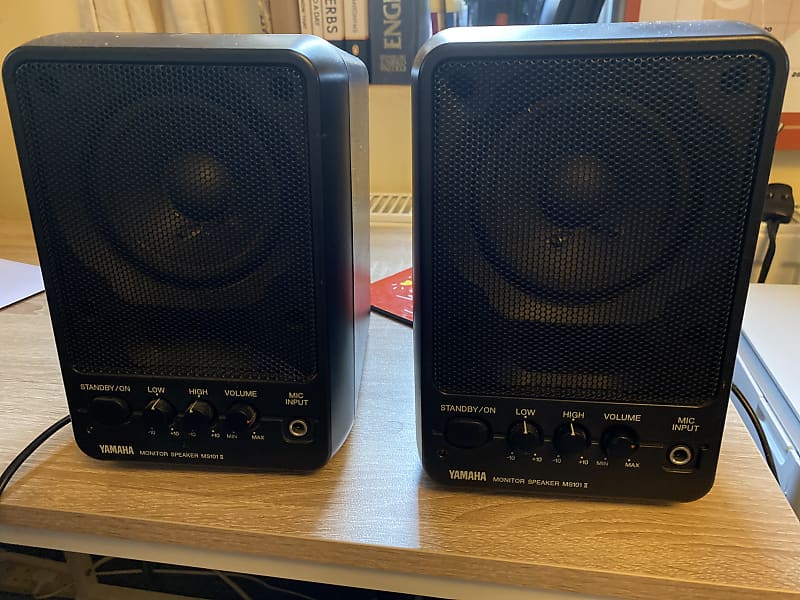Yamaha MS101II 10w Powered Monitor Speakers (PAIR) | Reverb