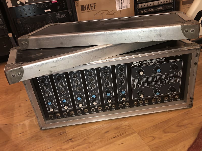 Peavey XR-600B Rackmount Mixer & 400BH rackmount head | Reverb