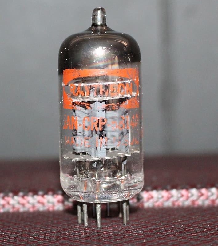 RAYTHEON JAN 5814 A 12AU7 ECC82 PERFECT BALANCE 3 HOLE PLT 3 | Reverb