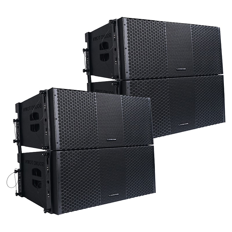ZETHUS-210B-2PAIRS | ZETHUS Four Dual 10" Line Array Speaker | Reverb