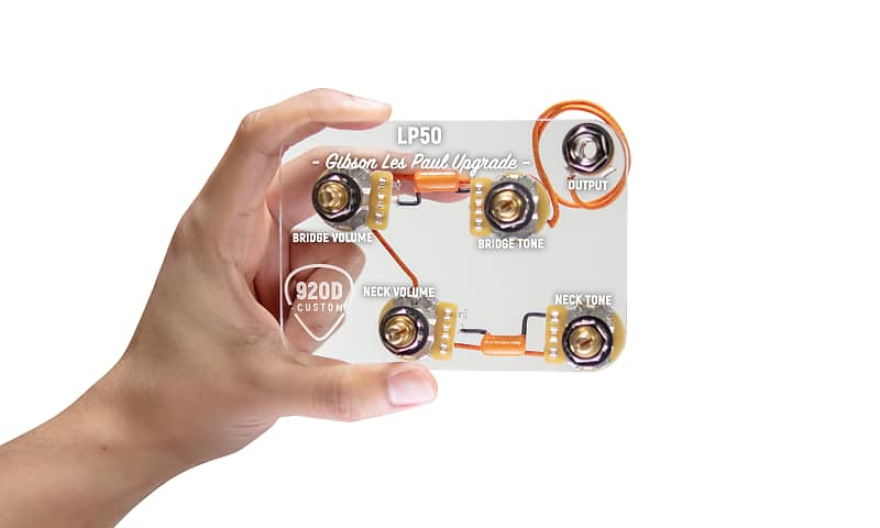 920D Custom Shop LP50-L Les Paul Wiring Harness w/ Orange | Reverb