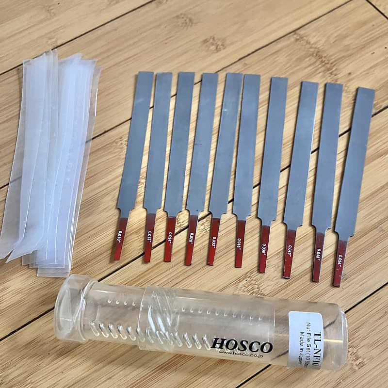 HOSCO HOSCO TL-NF10 Guitar Nut File Set Made in Japan Late | Reverb