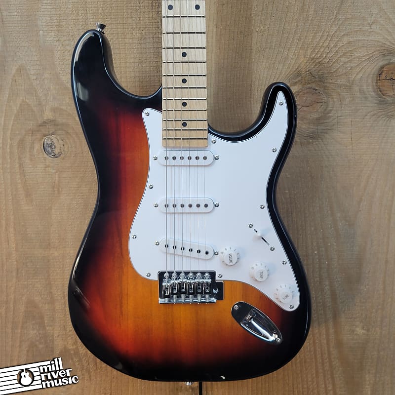 Minsine Stratocaster Copy Sunburst Used | Reverb