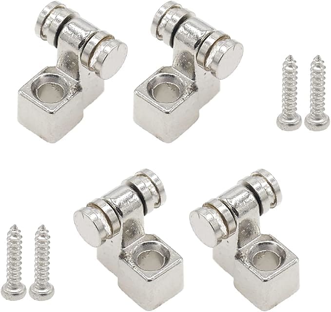 Pack of 4 Electric Guitar Roller String Trees Chrome Guitar | Reverb