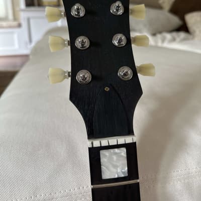 Warmoth Mahogany & Select Ebony Neck. Gibson Style Headstock. | Reverb