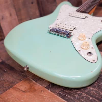 Squier by Fender Standard Jagmaster Seafoam Green Rare Color | Reverb