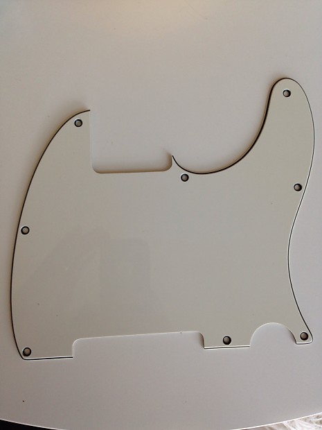 Fender Esquire Pickguard White | Reverb