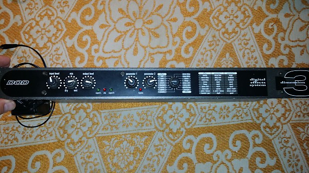 DOD D3 Dimension 3 Stereo Multi-Effect Rackmount unit with a | Reverb