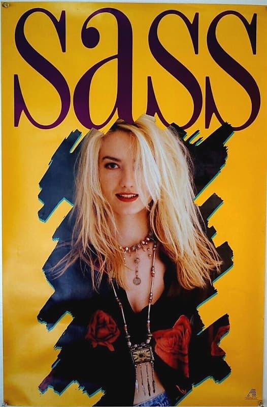 Sass Jordan Poster Poster 1990 | Reverb