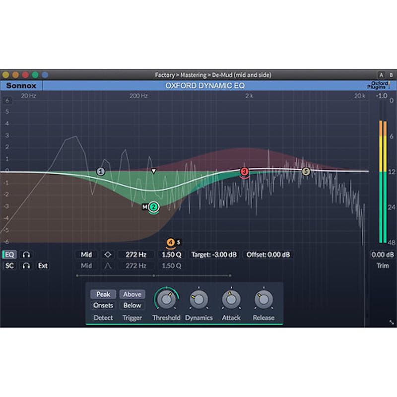 Sonnox Oxford Dynamic EQ Plug-In (HD & HDX, Download) | Reverb