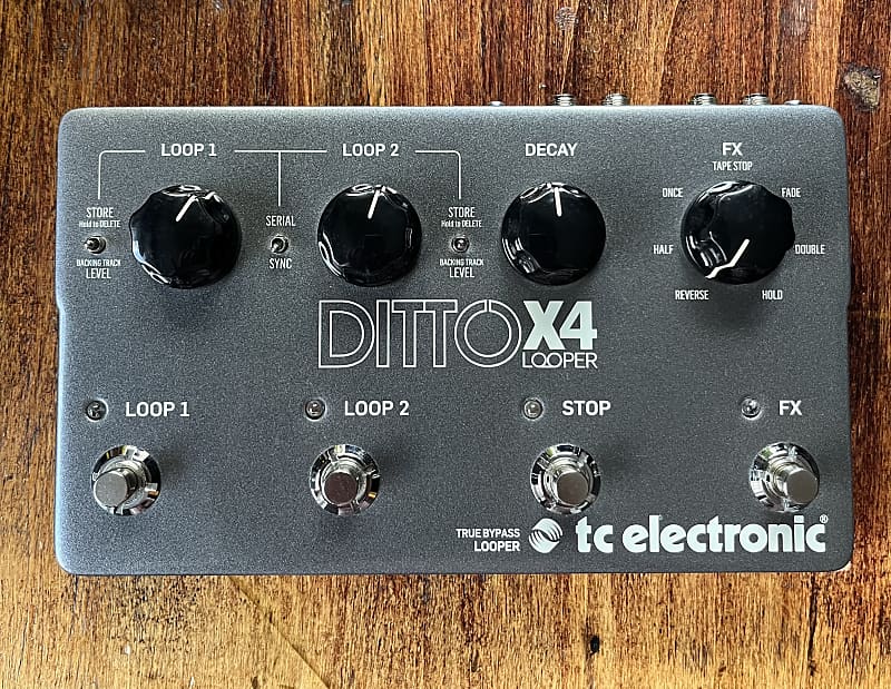 TC Electronic Ditto X4 Looper | Reverb TC Electronic Ditto X4 Looper | Reverb