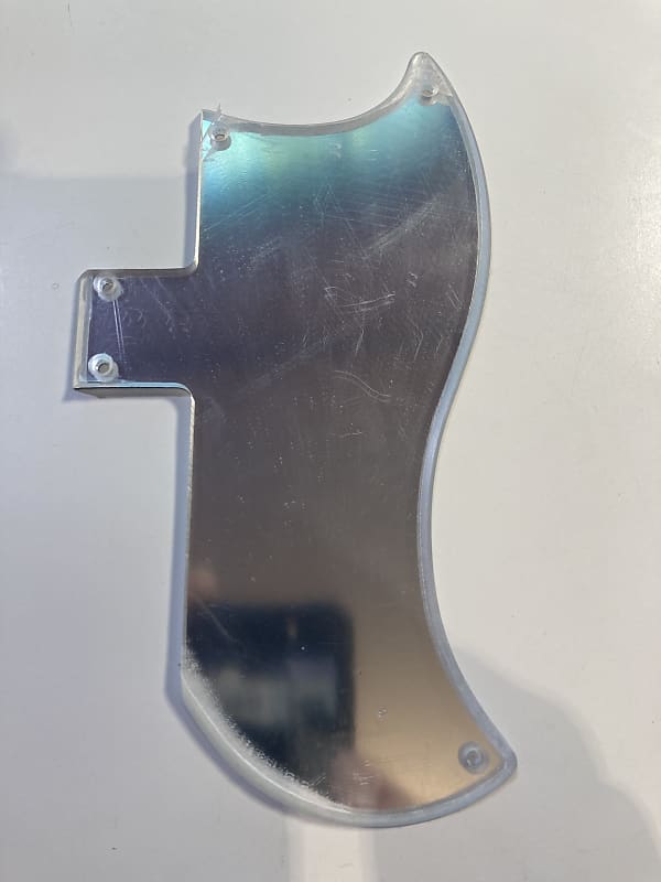 GaryG's USA Made Chrome Acrylic Pickguard for Gibson Tony | Reverb
