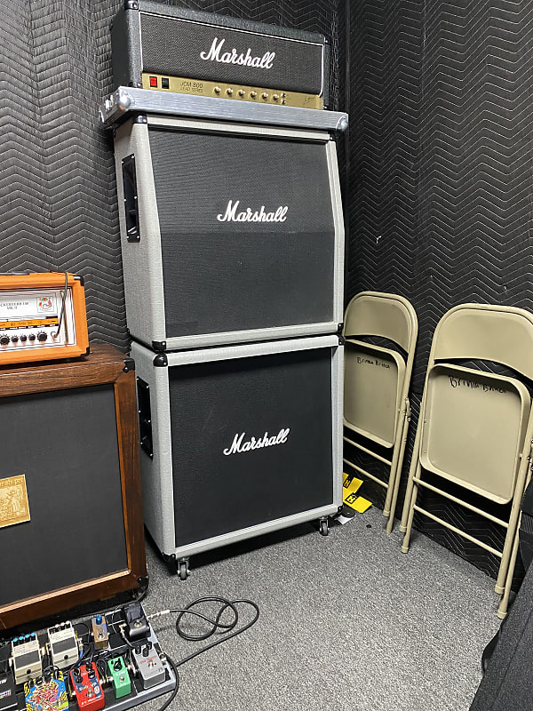 Marshall Jcm 800 silver jubilee FULL STACK | Reverb