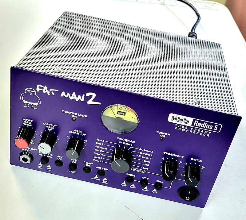 HHB RADIUS 5 FAT MAN 2 TUBE PREAMP COMPRESSOR | Reverb
