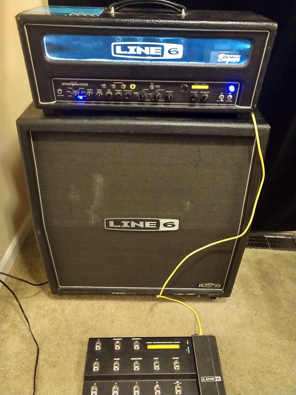Line 6 Spider Valve HD100 *Half Stack* w/MkII shortboard | Reverb