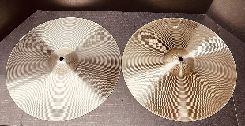 Camber Vintage 14” Hi Hat Cymbals - Made in West Germany | Reverb