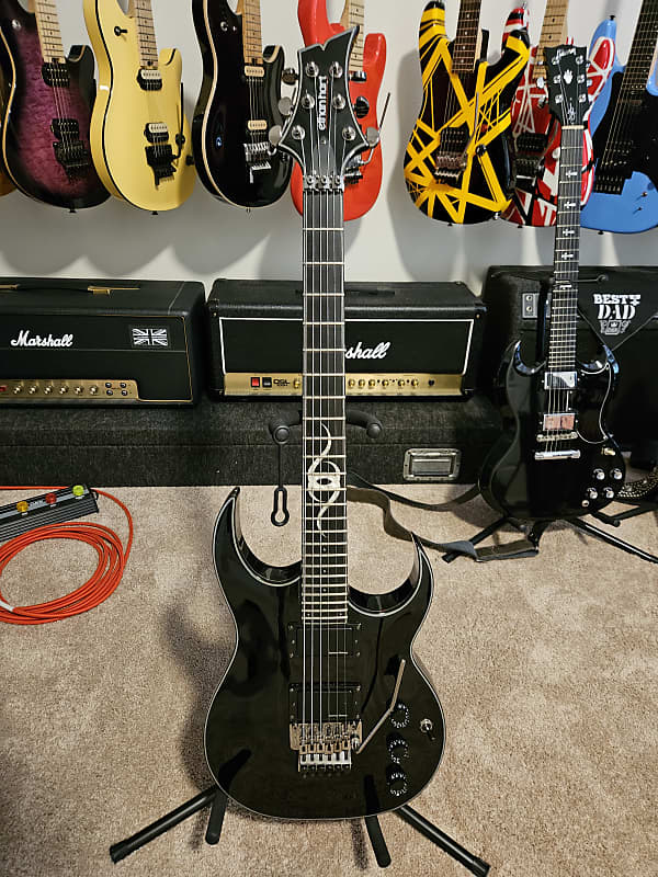 Ethan Hart Guitar EH-4 w/ Floyd Rose 2013 Black | Reverb