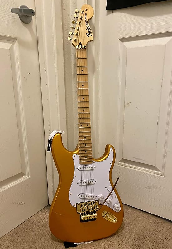 Partcaster Stratocaster - Gold Scalloped Fretboard | Reverb UK