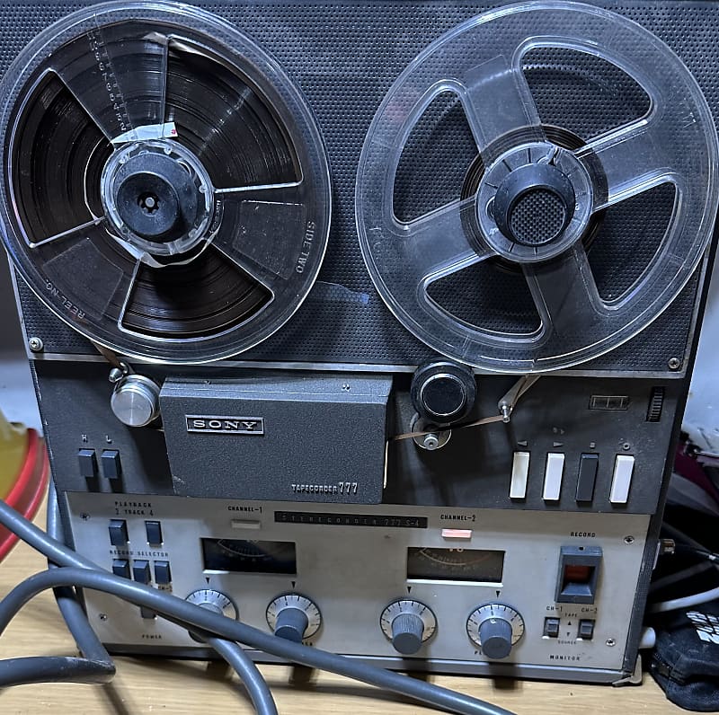 Sony 777 tapecorder 1963–65 - Silver | Reverb