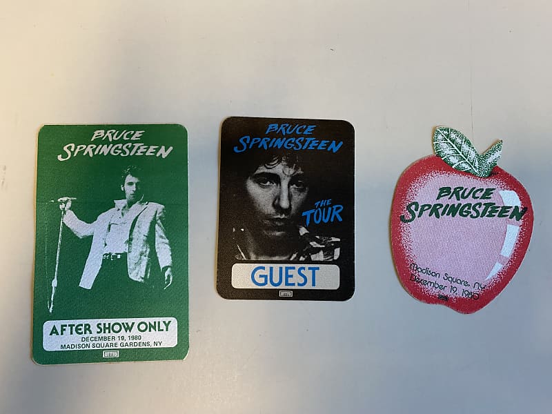 Bruce Springsteen 3 Super Rare Unused Backstage / After Show | Reverb
