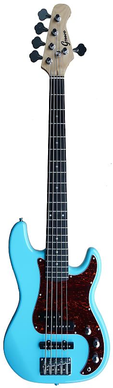 Groove P5024 5-string bass - Light Blue | Reverb Australia
