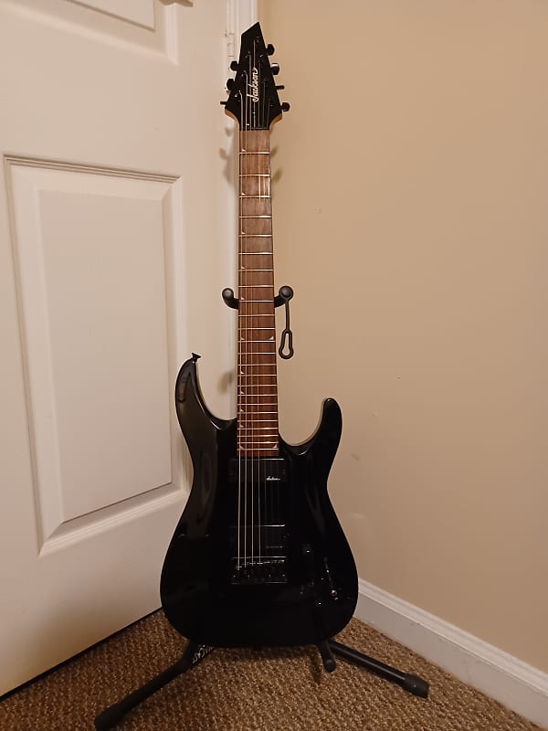 Jackson JS Series JS22-7 Dinky Archtop 2016 Gloss Black | Reverb