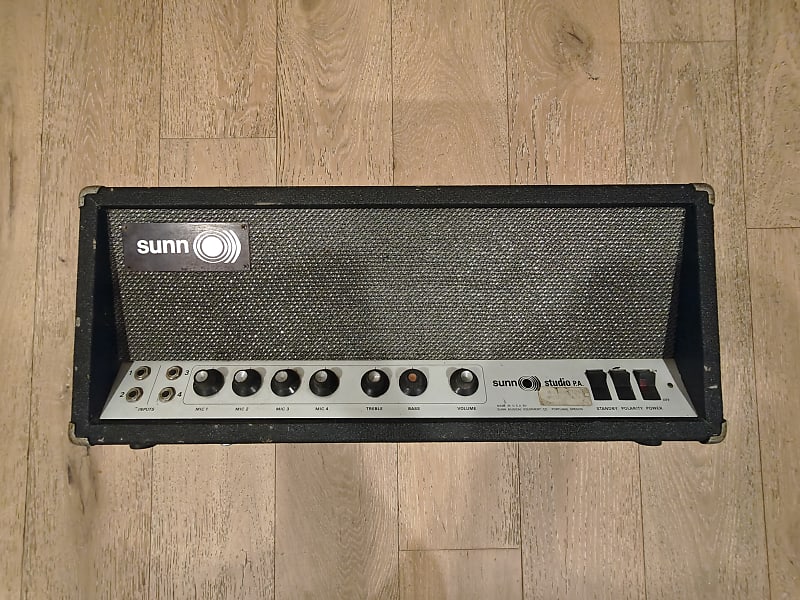 Sunn Studio P.A. Vintage coliseum 2x 6550's | Reverb