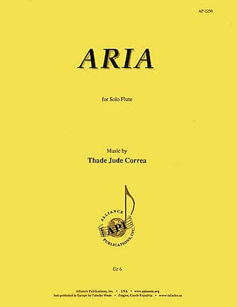 Aria For Solo Flute Aria For Solo Flute Choral Music | Reverb