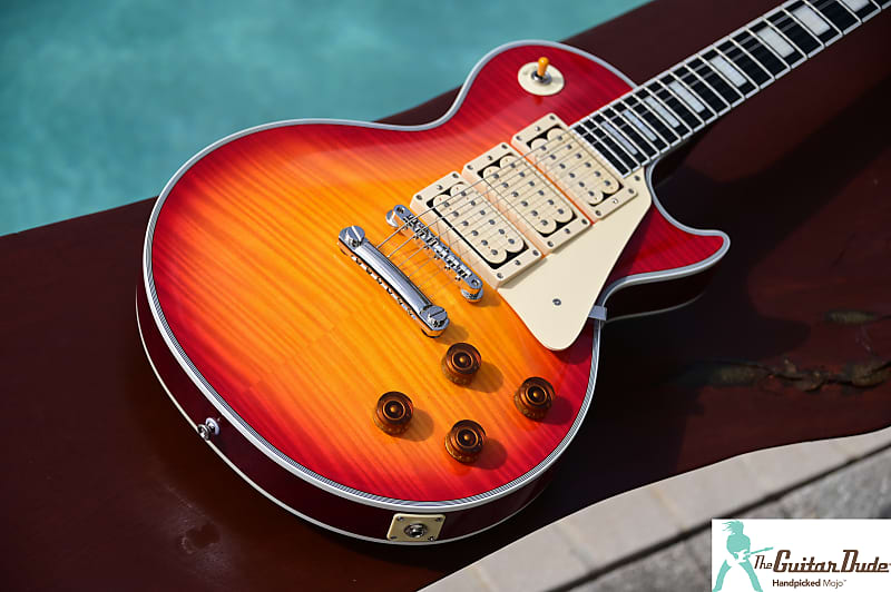 2021 Tokai LC190S/F CS Ace Frehley Budokan Cherry Sunburst - | Reverb