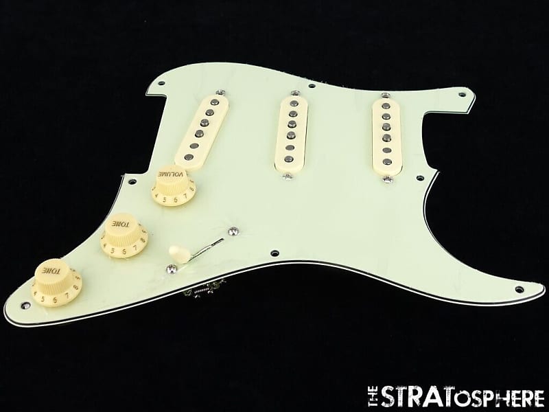 NEW Fender Stratocaster LOADED PICKGUARD Strat C Shop Fat 50s | Reverb