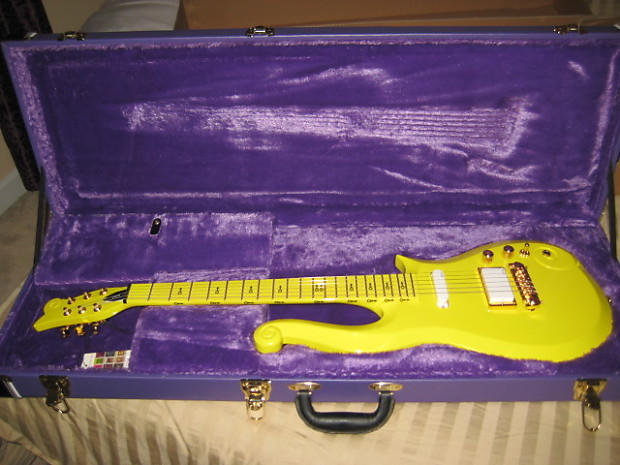Schecter Prince Diamond Series Yellow Cloud Electric Guitar | Reverb