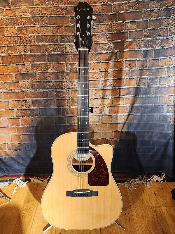Epiphone AJ-210CE Outfit Natural | Reverb
