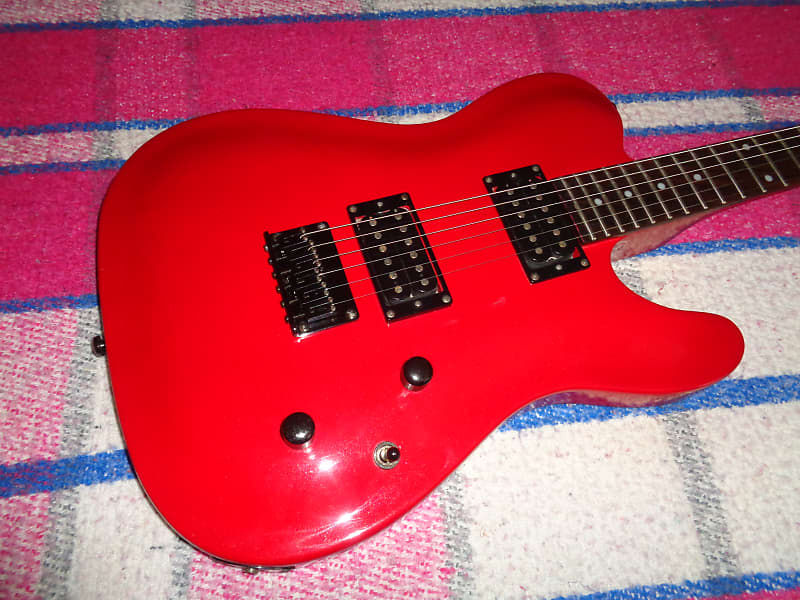 Fender Squier Neck-Thru Telecaster 2001 Metallic Red | Reverb