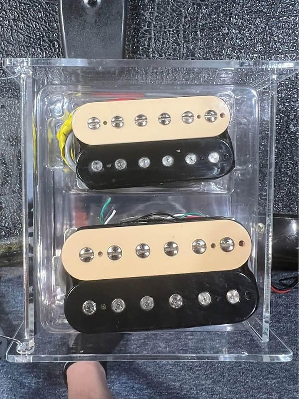 Gibson 57 classic and super 57 zebra pickup set | Reverb