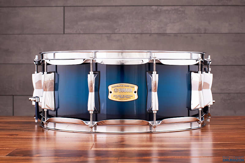 YAMAHA 14 X 5.5 STAGE CUSTOM BIRCH SNARE DRUM, DEEP BLUE | Reverb