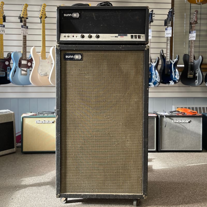 Sunn 200S Bass Amplifier w/2x15 Cabinet - USED | Reverb