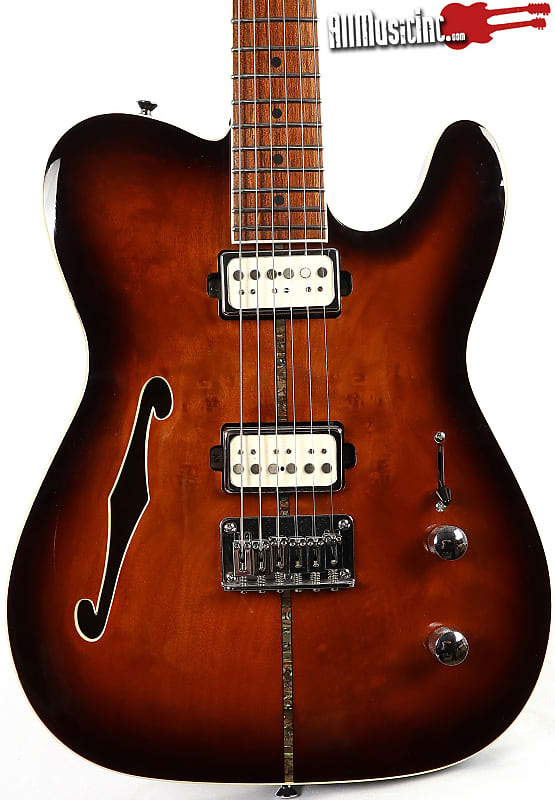 Michael Kelly MK58 Tiger Eye Thinline Tele Prototype Electric | Reverb