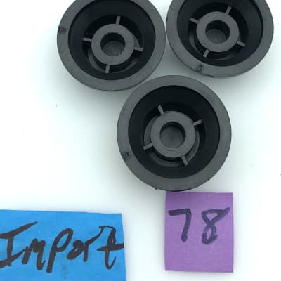 Stratocaster Style Knobs Set Black | Reverb