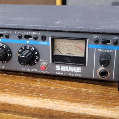 Shure M267 4-Channel Mixer/Preamp/ Limiter - Black | Reverb