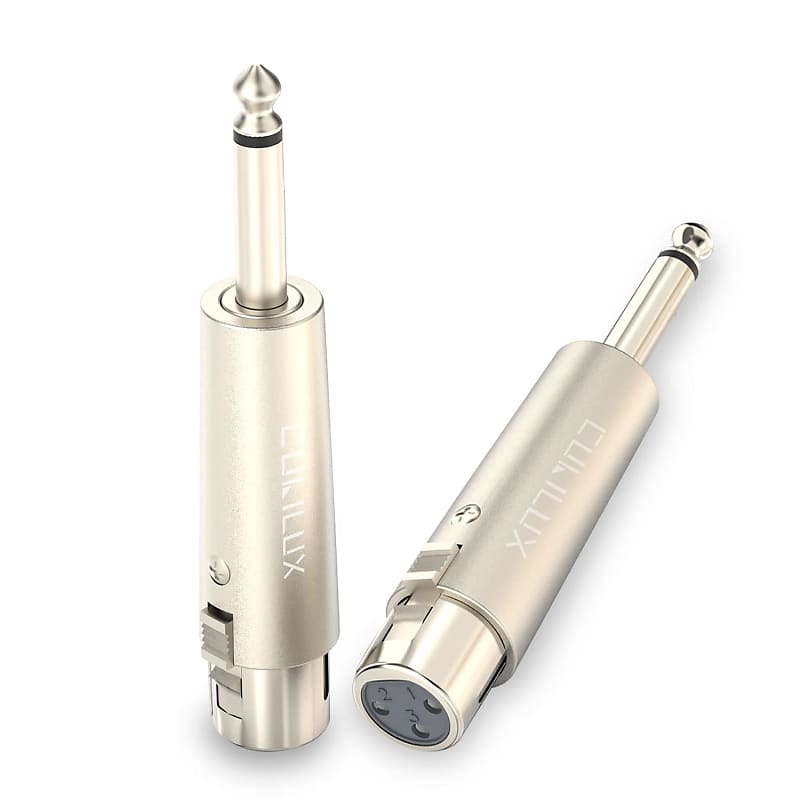 Unbalance Xlr Female To 1/4” Ts Male Converter, Xlr To | Reverb