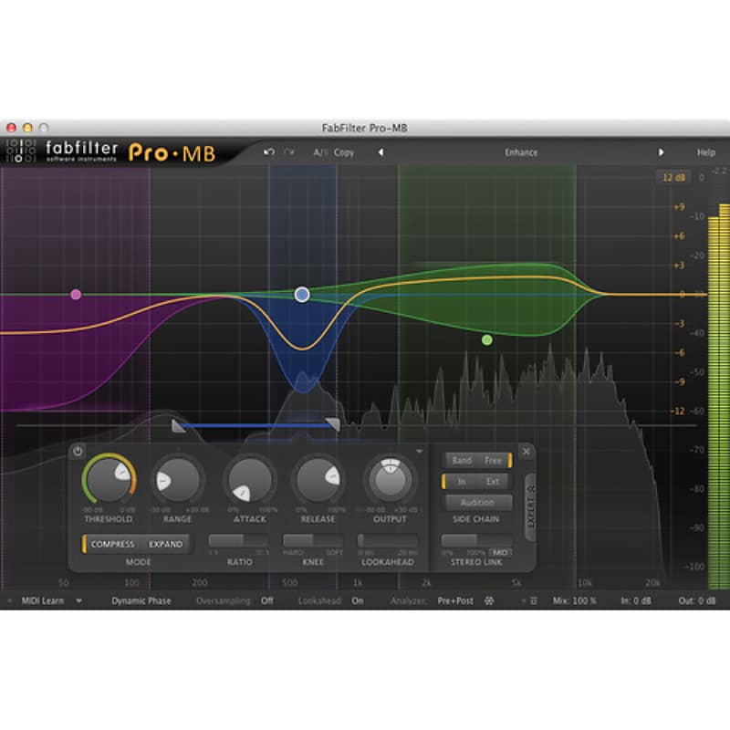 FabFilter Pro-MB Multiband Dynamics Plug-In Software | Reverb