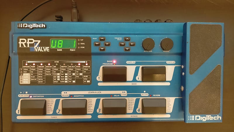DigiTech rp-7 valve 2000s - blue | Reverb Australia
