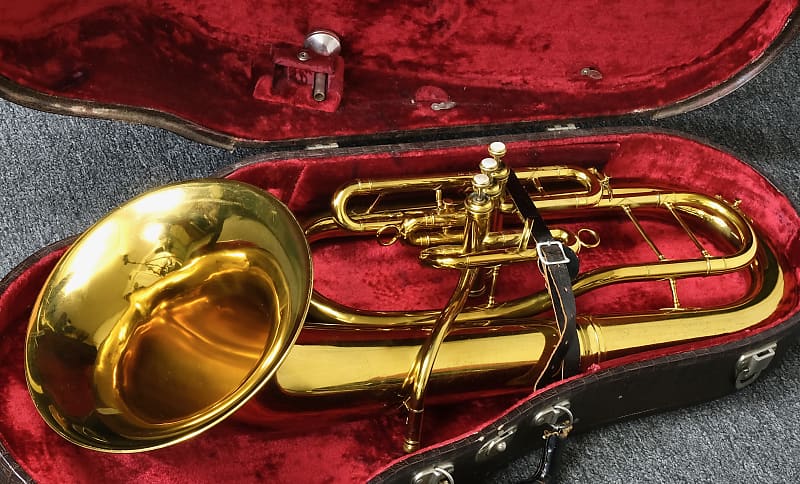 Vintage King Baritone Horn...H.N. White...Nice! | Reverb