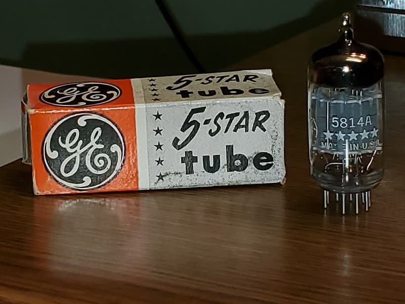 5814A GE NOS/NIB 5 Star 3 Mica Vintage Vacuum Tube | Reverb