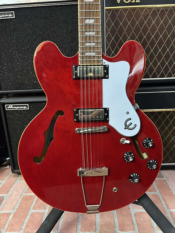 Epiphone 2018 Exclusive Riviera 12 Cherry | Reverb
