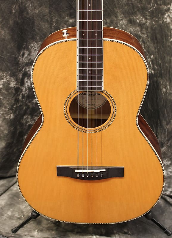 2020 Fender Paramount PM-2E Parlor Acoustic Electric Guitar | Reverb